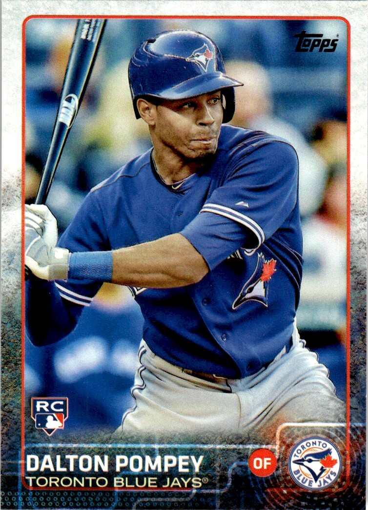 2015 Topps Baseball Card Dalton Pompey Rookie Toronto Blue Jays #97 | eBay