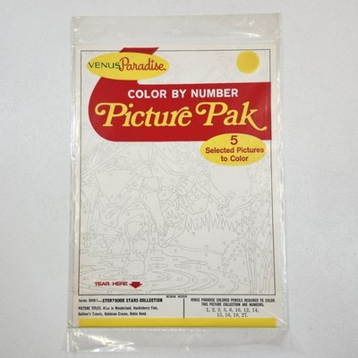 Venus Paradise Color by Number Picture Pak 0549-1 Storybook Stars ...