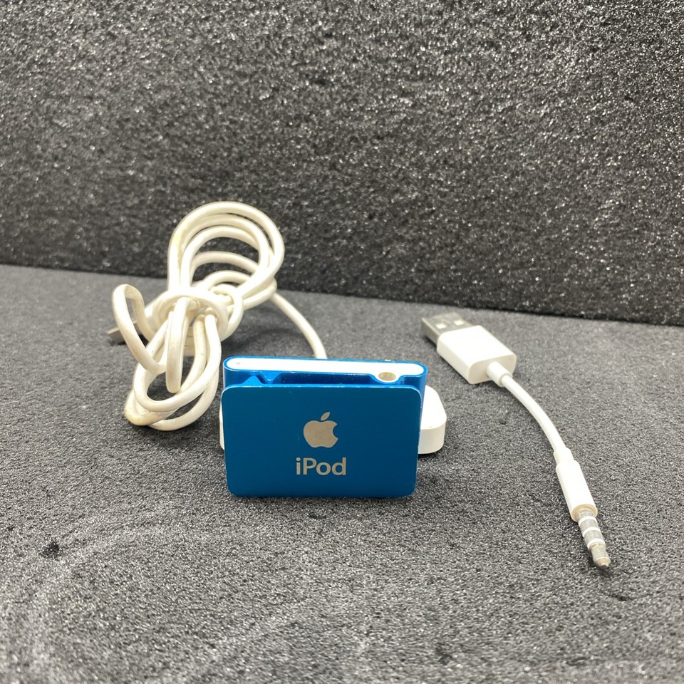 iPod Shuffle 2nd generation - Blue- with dock charger bundle -working ...