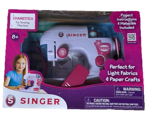 NEW IN BOX SINGER CHILDS WORKING TOY CHAIN STITCH SEWING MACHINE | eBay