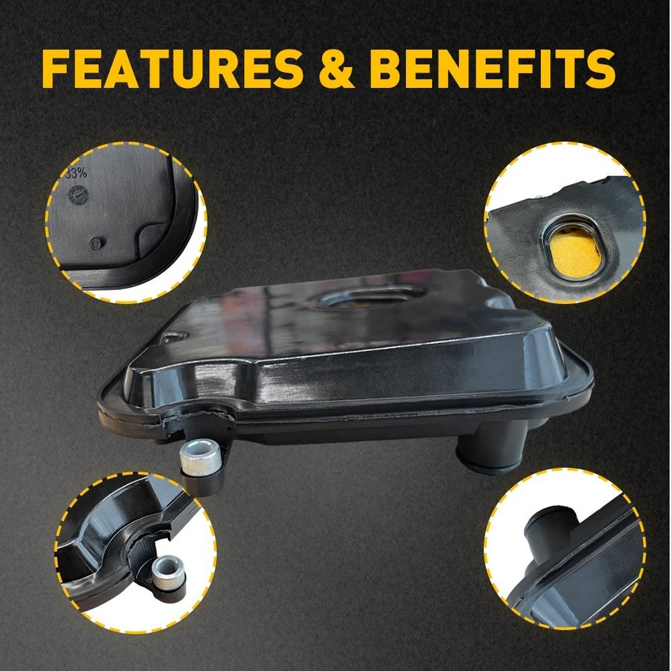 Transmission Filter W/ Gasket Pan For Chrysler 45369 Jeep Mitsubishi ...
