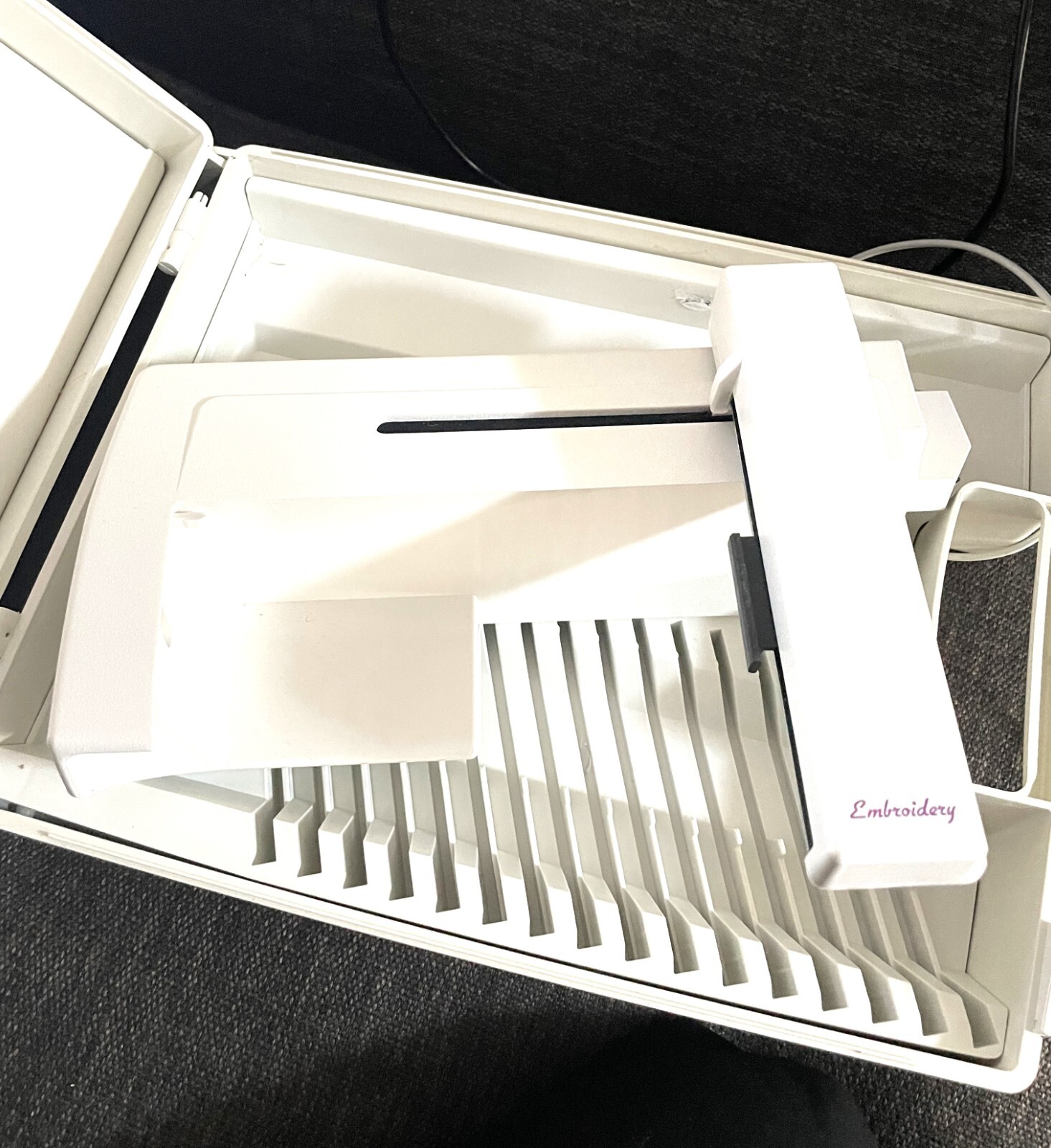 Husqvarna Viking Embroidery Arm Unit W/ Case + Extras | eBay