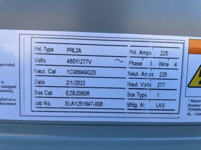 Electrical Panels & Boards - Circuit Mlo