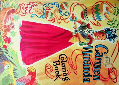 Carmen Miranda Coloring Book GN #0 FR 1953 | eBay