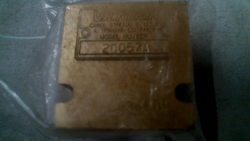 EATON VICKERS 20057A SOLENOID VALVE BLOCK 2 WAY -FREE SHIPPING | eBay
