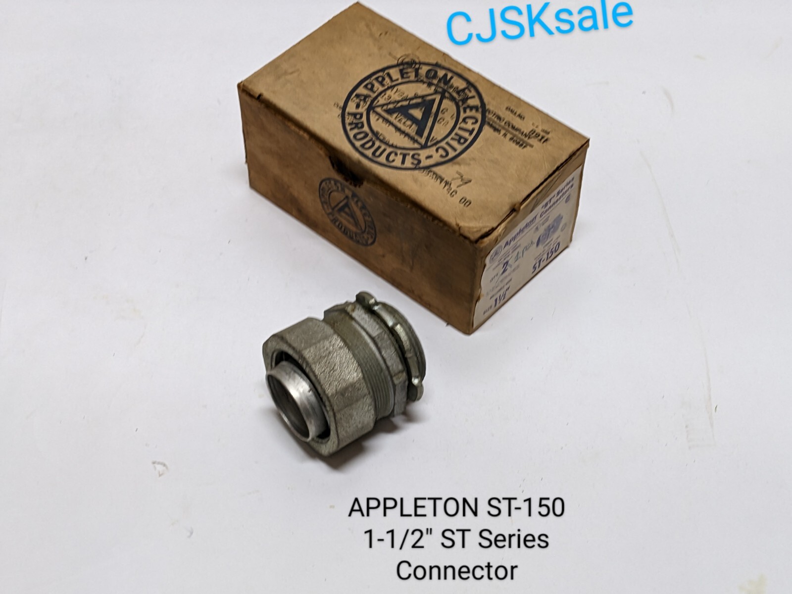 APPLETON ST-150 1-1/2" ST Series Connector Malleable Iron (NEW). | eBay