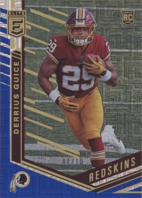2018 Donruss Elite - Rookies Derrius Guice #157 Blue /10 (RC) for sale ...