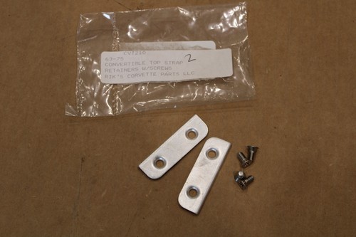 1963-1975 Corvette Convertible Top Strap Retainers with Screws NEW | eBay