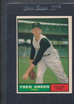 1961 Topps #181 Fred Green Pirates EX/MT *8842 | eBay