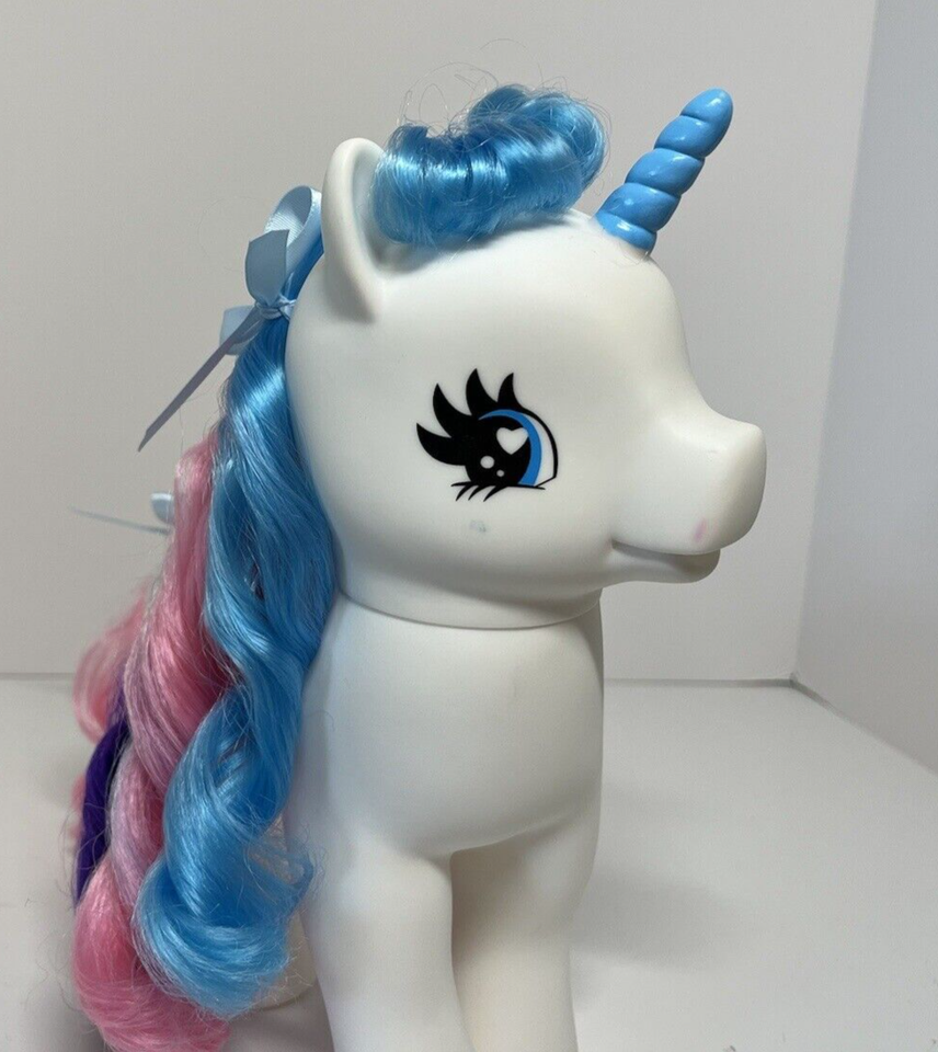 GI GO Wonder Pony -Fakie MLP SML-16-B1 JUMBO 9" White Unicorn w Cloud ...