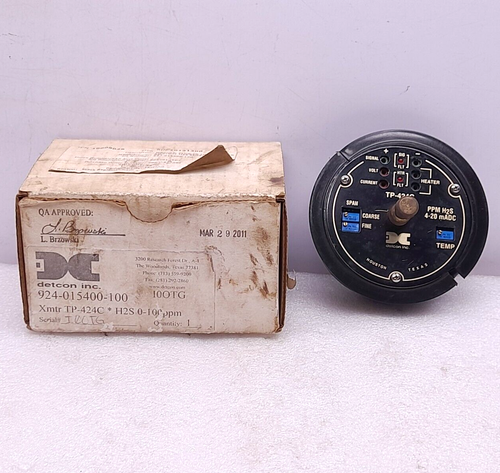 Detcon 924-015400-100 Plug In Transmitter Control H2S Sensor Module TP ...