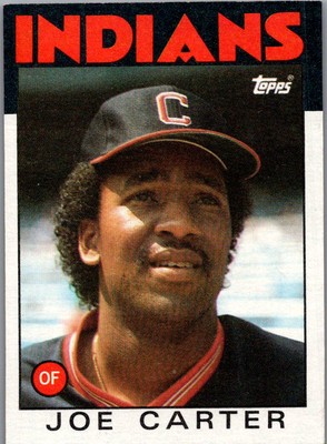 1986 Topps #377 Joe Carter | eBay