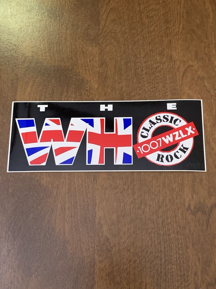 Lot of 6 Vintage Boston Radio Bumper Stickers WROR & WZLX The Who 2002 ...
