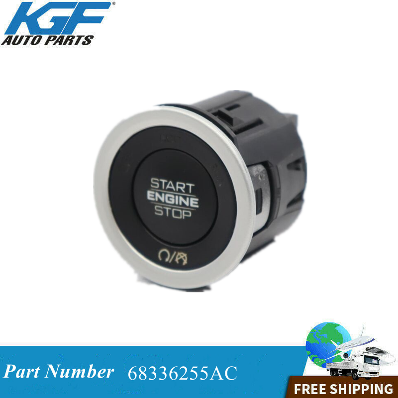 DASH LEFT START STOP IGNITION SWITCH BUTTON 68336255AC For 2019-2023 ...