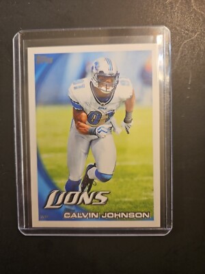 Calvin Johnson 3rd Year Detroit Lions 2010 Topps #152(d3) | eBay