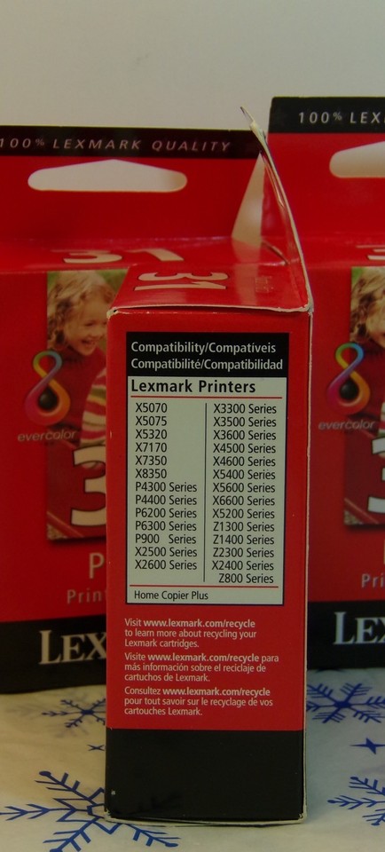 Lot Of 3 Lexmark 31 Photo Print Cartridges Evercolor Ink | eBay
