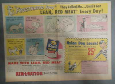 Ken-L-Ration Ad: They Called Me Frustrated Fido ! 1948 Size: 11 x 15 ...