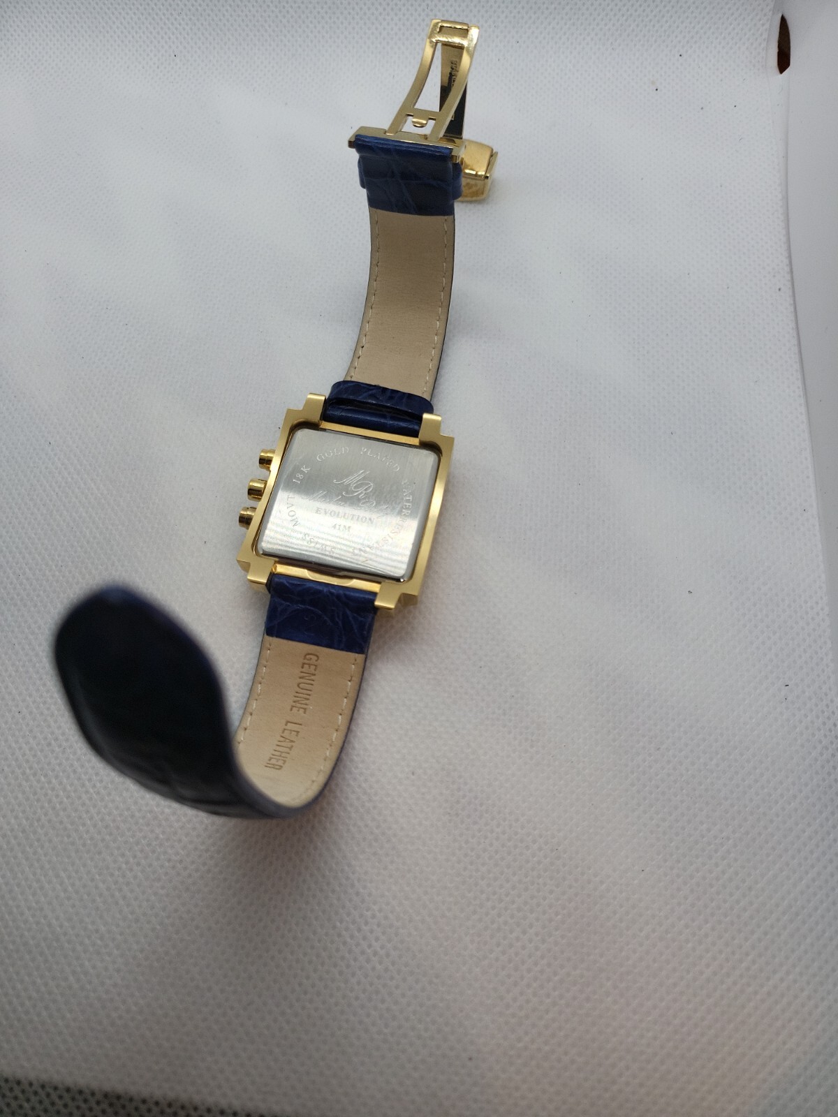 Markus Ruby 18k gold plated Mother Of Pearl Watch | eBay