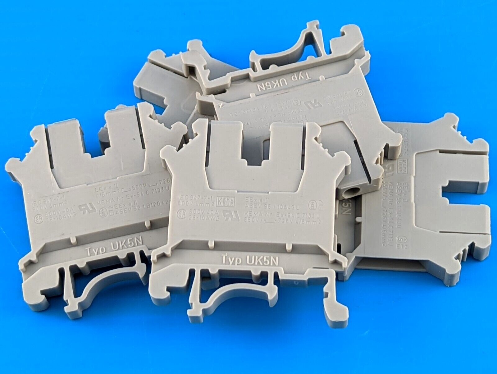 Phoenix Contact UK5N Feed Through Terminal Block 32A 800V ( Lot of 5 ...