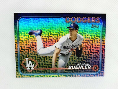 💥 2024 Topps Walker Buehler Easter Holiday Foil Parallel #196 LA ...