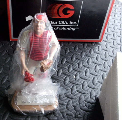 Johnny Bench Signed Autographed Gartlan Figurine Statue LE w/box ...