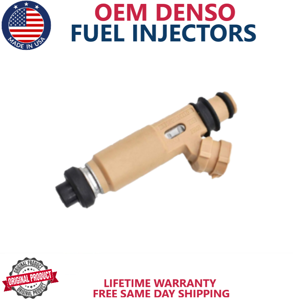 OEM DENSO 4 Pieces Fuel Injectors For 2000-2001 Toyota Camry 2.2L I4/3 ...