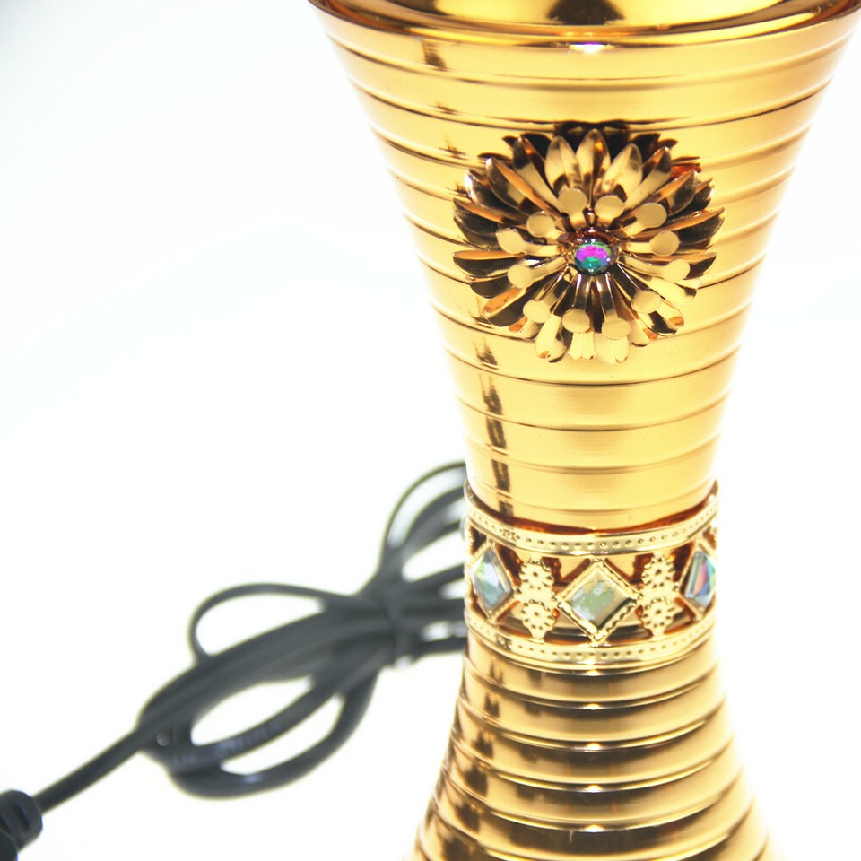 Arabian Incense Bakhoor Oud Burner Bakur Electric Metal Mabkhara Home ...