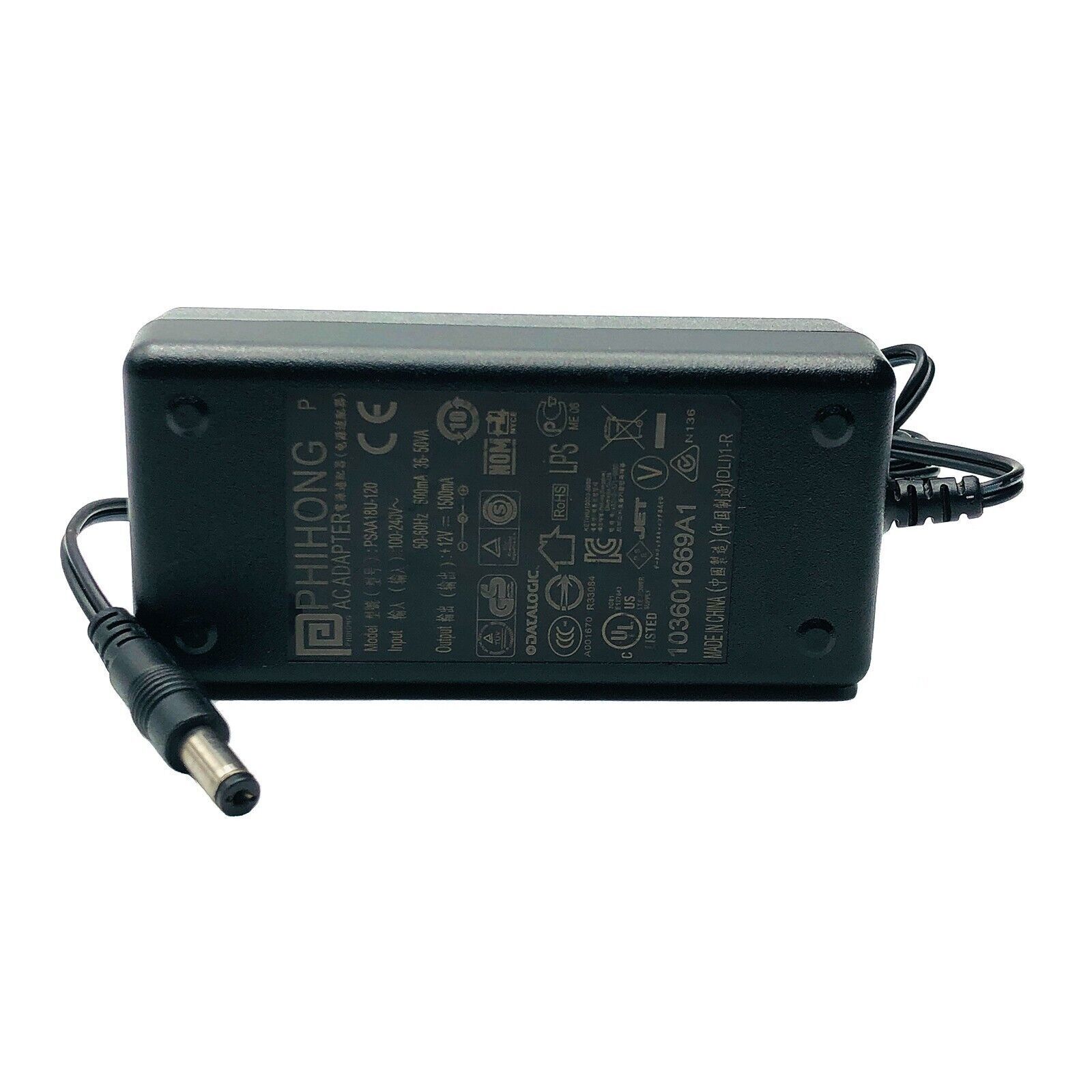 Genuine PHIHONG AC Adapter Power Supply for Datalogic PowerScan PD9500 ...