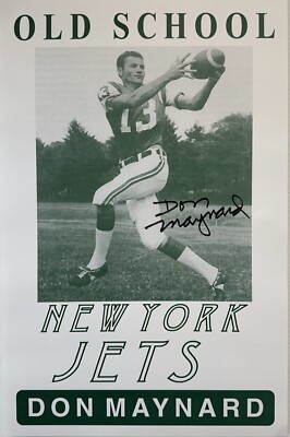 Don Maynard Signed 11x17” Color Poster with COA | eBay