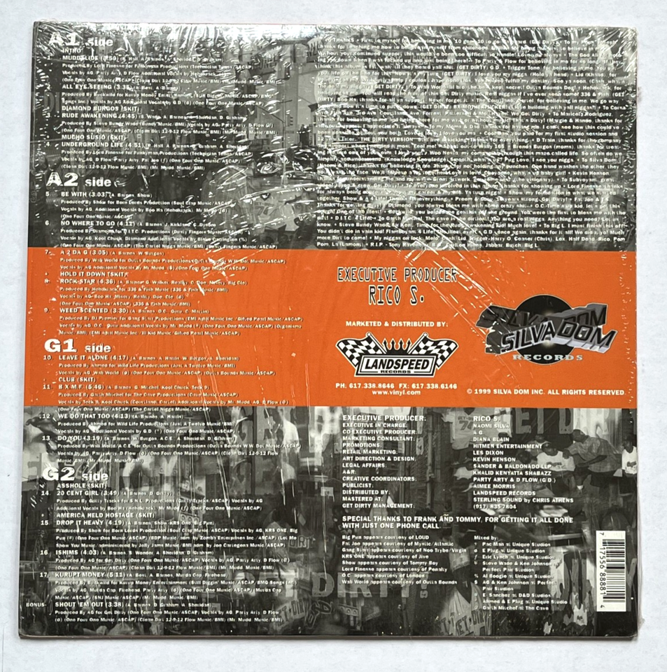 AG D.I.T.C. – The Dirty Version x 2 LP Album Vinyl Record Mint | eBay
