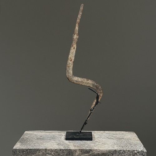 Antique Tribal Lobi Iron Snake on Custom Stand/Folk Art | eBay