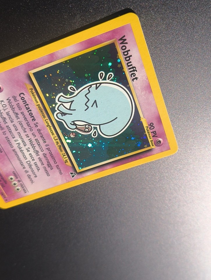 😖 Wobbuffet 16 Pokémon 2001 Neo Discovery Holo Unlimited ITA Wotc NM-M ...