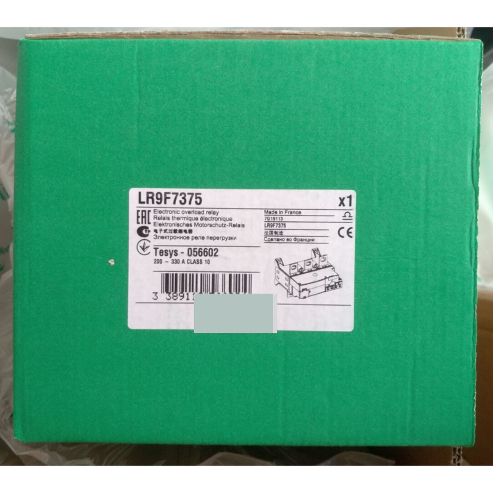 one New Schneider LR9F7375 200-330A Thermal overload relay Fast ...