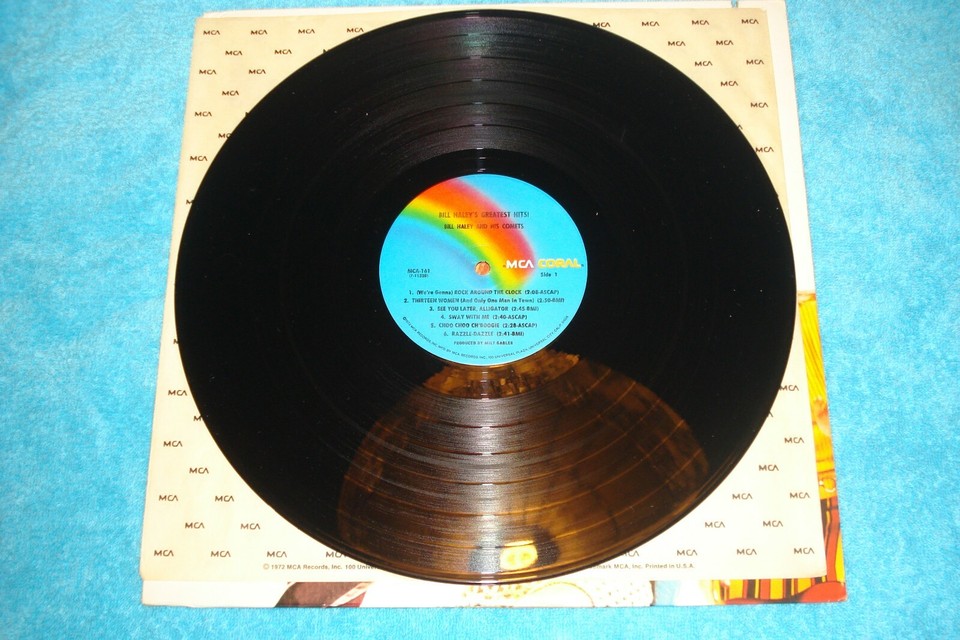 SIGNED BY AL RAPPA BASSIST "BILL HALEY'S GREATEST HITS" ROOTS ROCK ...