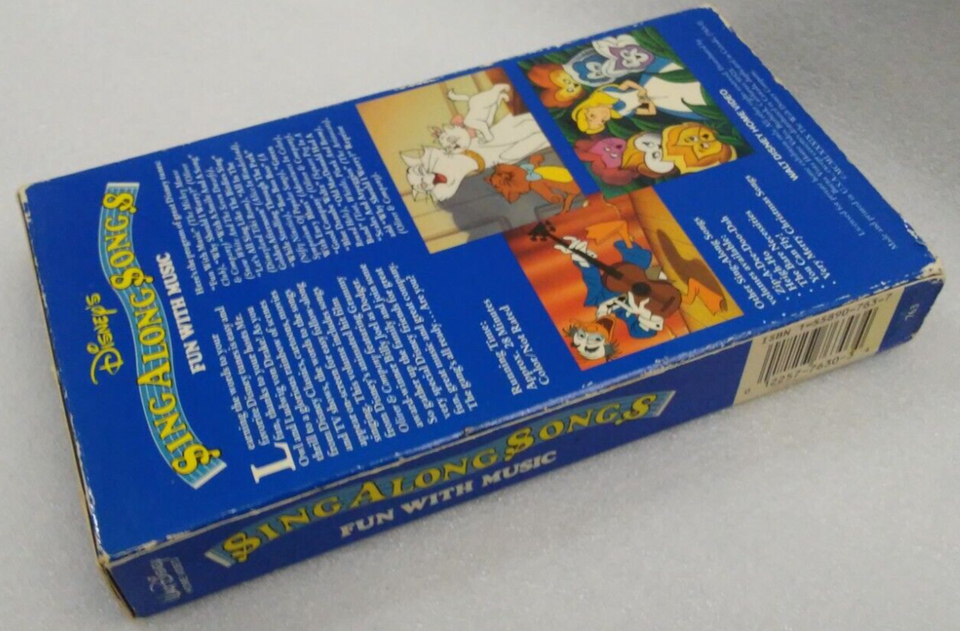 VHS Disneys Sing Along Songs - Fun With Music (VHS, 1989) 12257763034| eBay