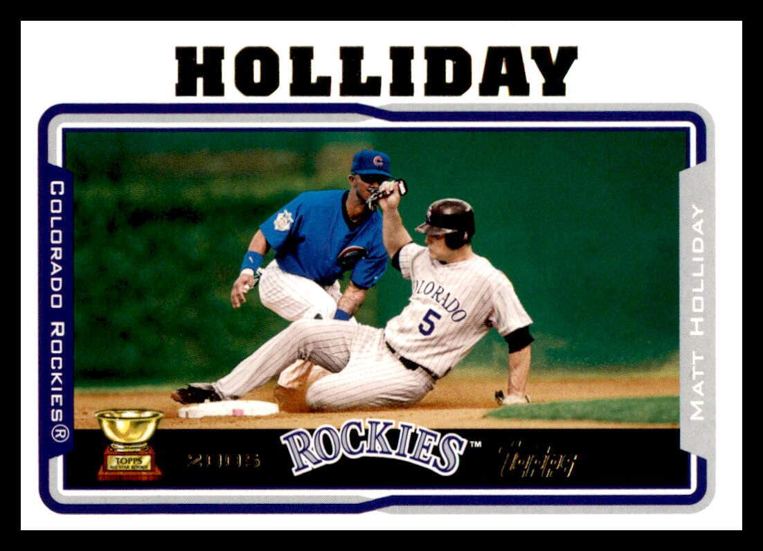 2005 Topps 136 Matt Holliday Colorado Rockies | eBay
