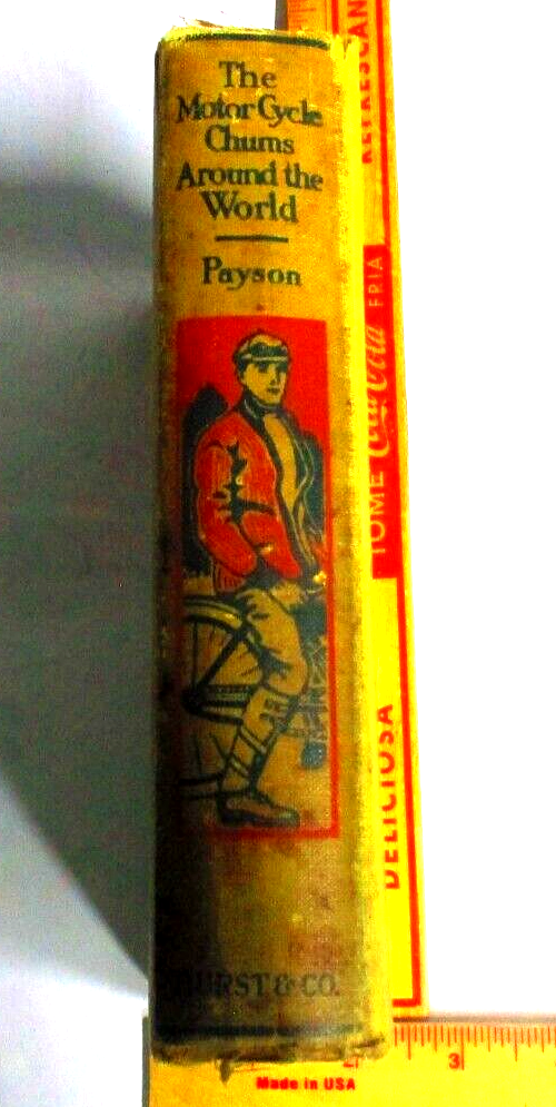 1912 "Motorcycle Chums" book vintage collectible classic old biker ...