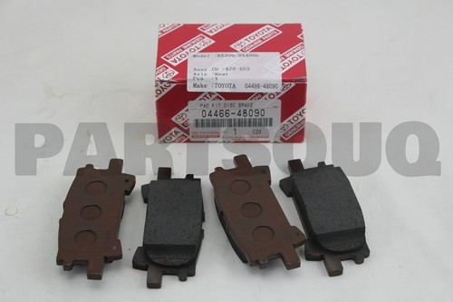 0446648090 Genuine Toyota PAD KIT, DISC BRAKE, REAR 04466-48090 | eBay