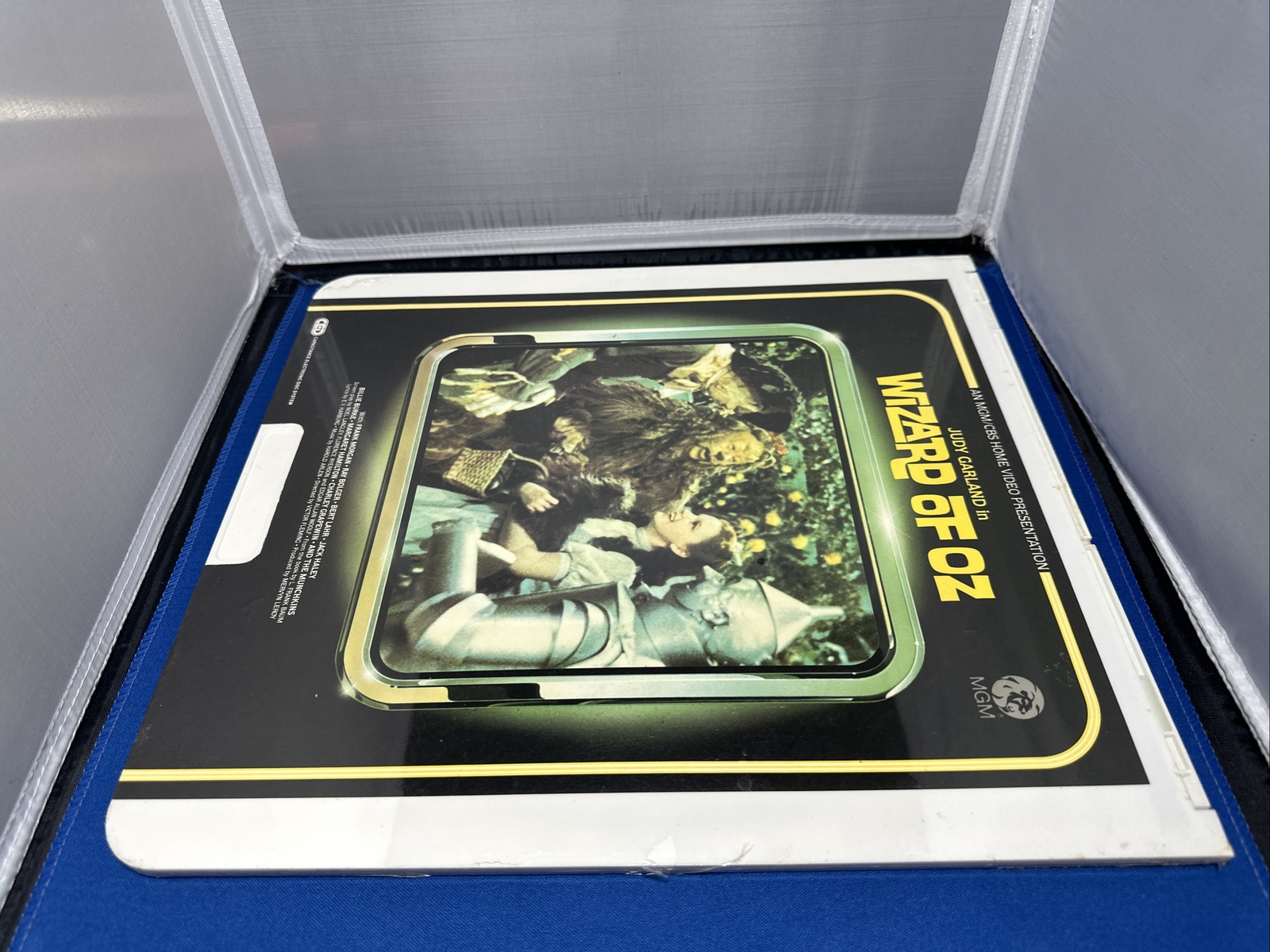 Vintage Wizard Of Oz MGM/CBS CED Video Disc Judy Garland 1939 1982 NEW ...