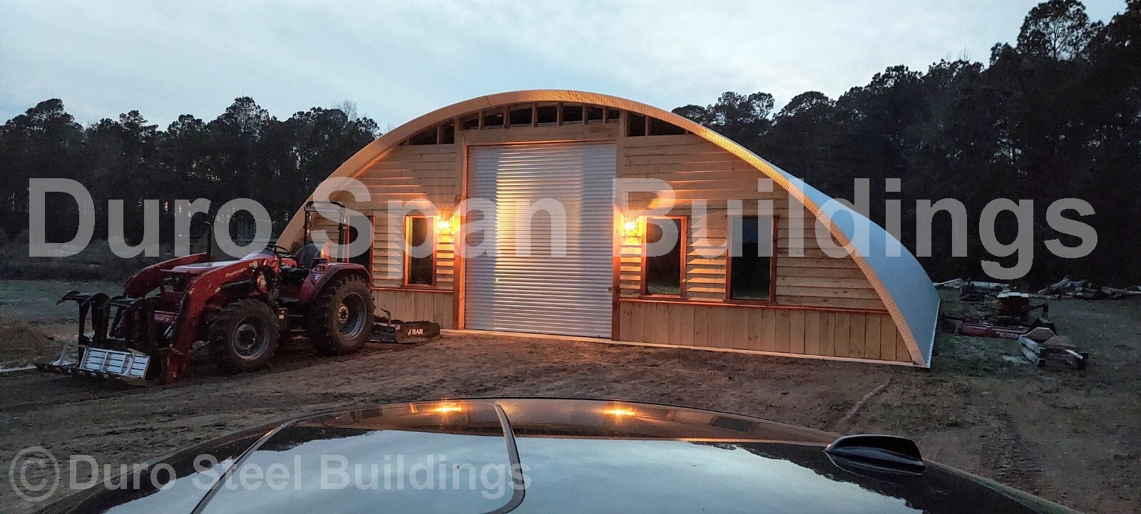 DuroSPAN Steel 40x30x18 Metal Barndominium Style Home Buildings Open ...