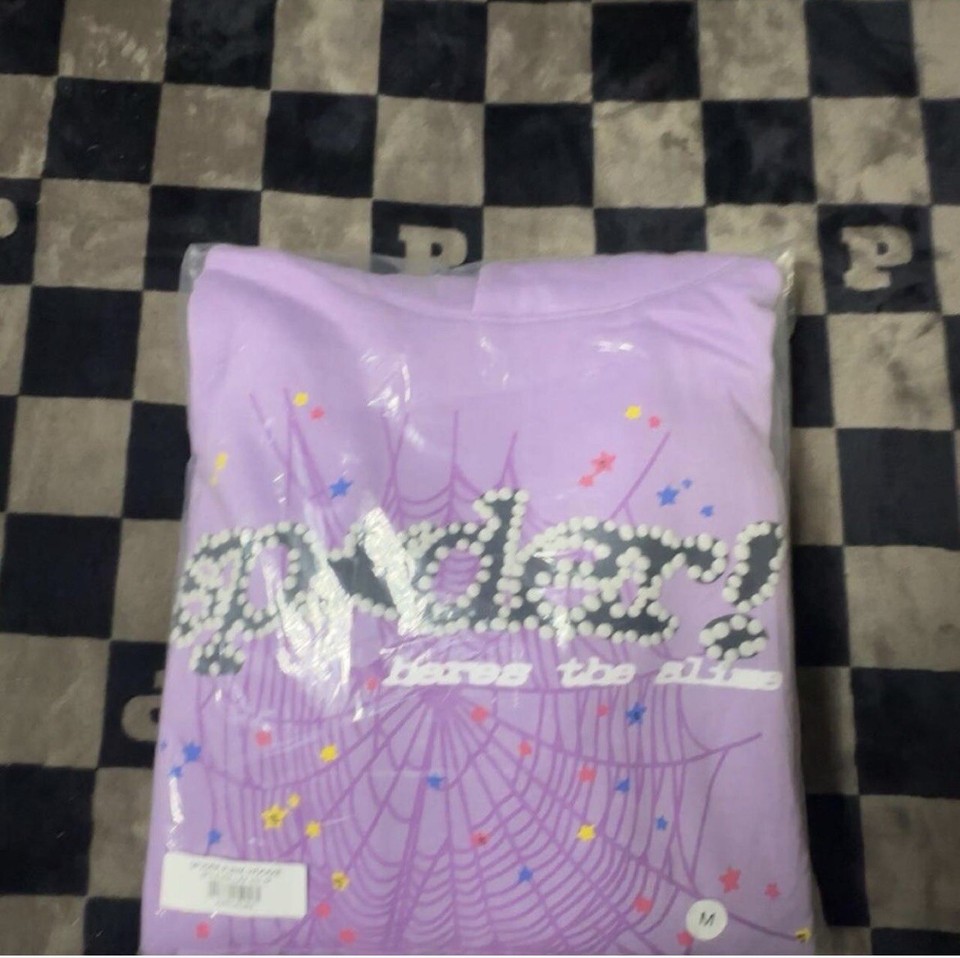 Sp5der Acai Purple Hoodie | eBay