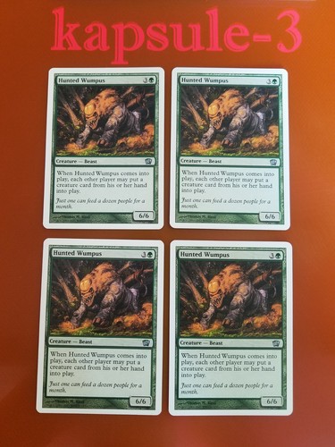 4x Hunted Wumpus | 8th Edition | MTG Magic Cards | eBay