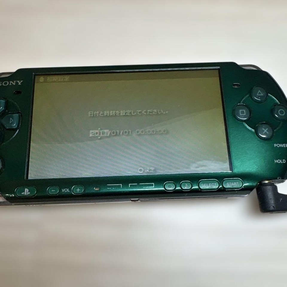 Sony PSP-3000 Console Green Rare Color Region free | eBay