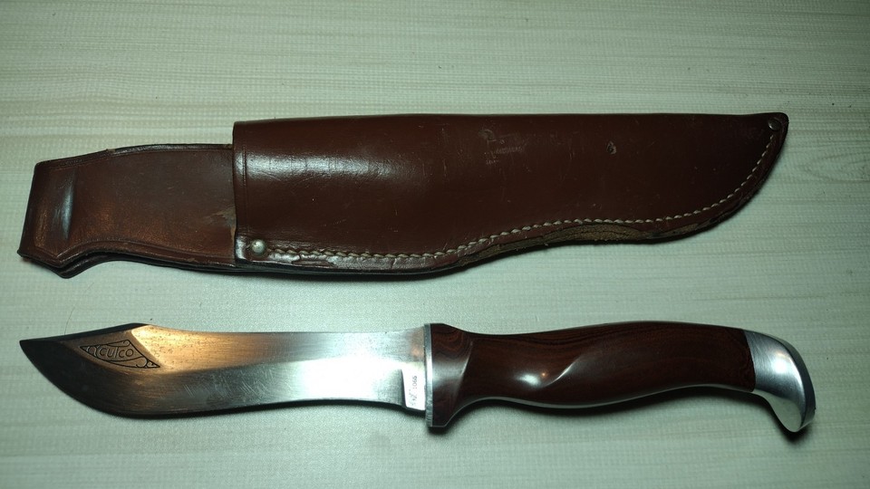 Cutco 1065 Hunting Knife With Belt Loop Sheath Cutco sportsman 1960s NY ...