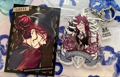 Black Butler Undertaker Acrylic Keychain Black Label Rich Black Set New ...