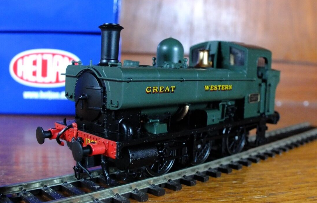 Heljan OO Gauge 1321 GWR Green Class 1369 Pannier Tank Locomotive #1369 ...