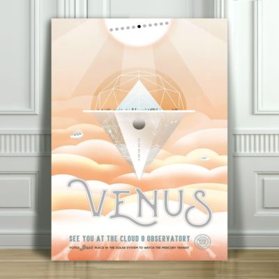 COOL NASA TRAVEL CANVAS ART PRINT POSTER - Venus - Space Travel - 32x24 ...