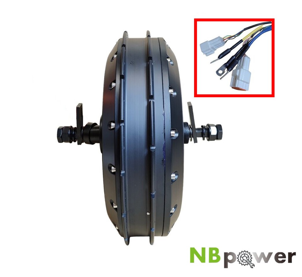 US stock:150mm dropout QS273 40H V3 8000W bare hub motor for motorcycle ...