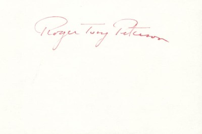 ROGER TORY PETERSON - SIGNATURE(S) | eBay