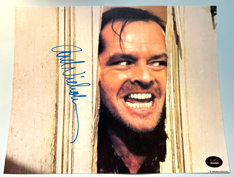 Jack Nicholson (The Shining) Signed 8x10 inch Authentic Original ...